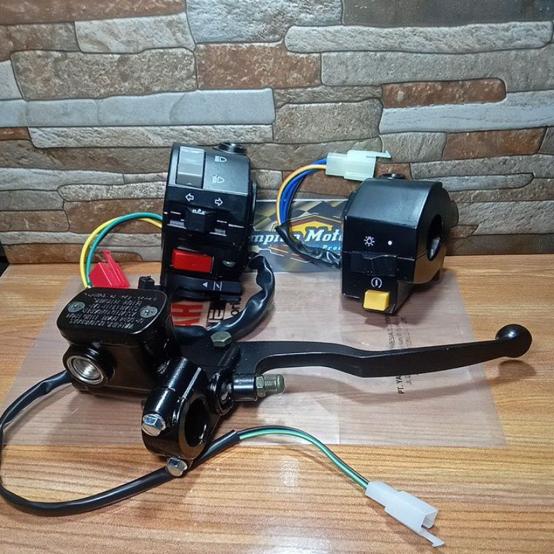 Right Left Switch Package plus Front Brake master assy Yamaha Vega Old ...