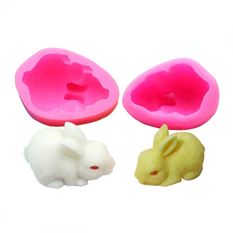 3D Three-Dimensional Rabbit Milk Frozen French Dessert Mousse Baking ...