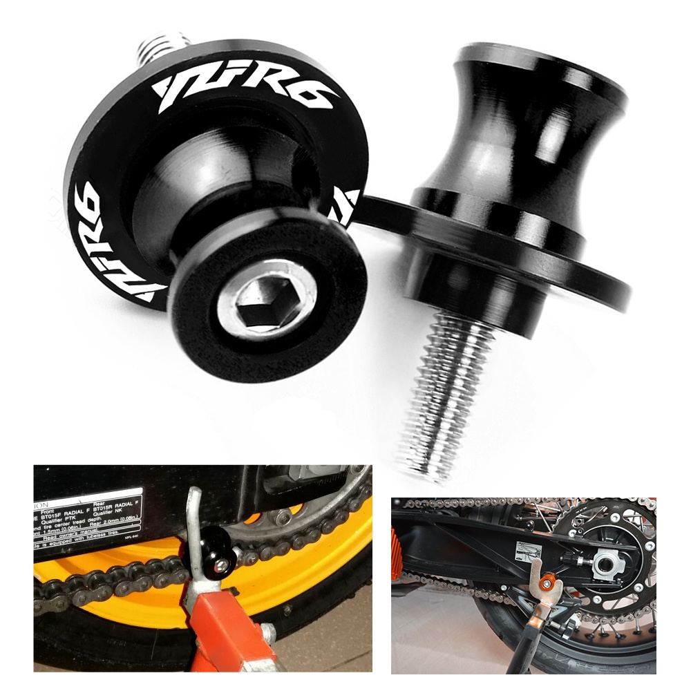 For Yamaha YZF R6 2003 2004 2005 2007-2016 2008 2009 Swingarm Sliders ...