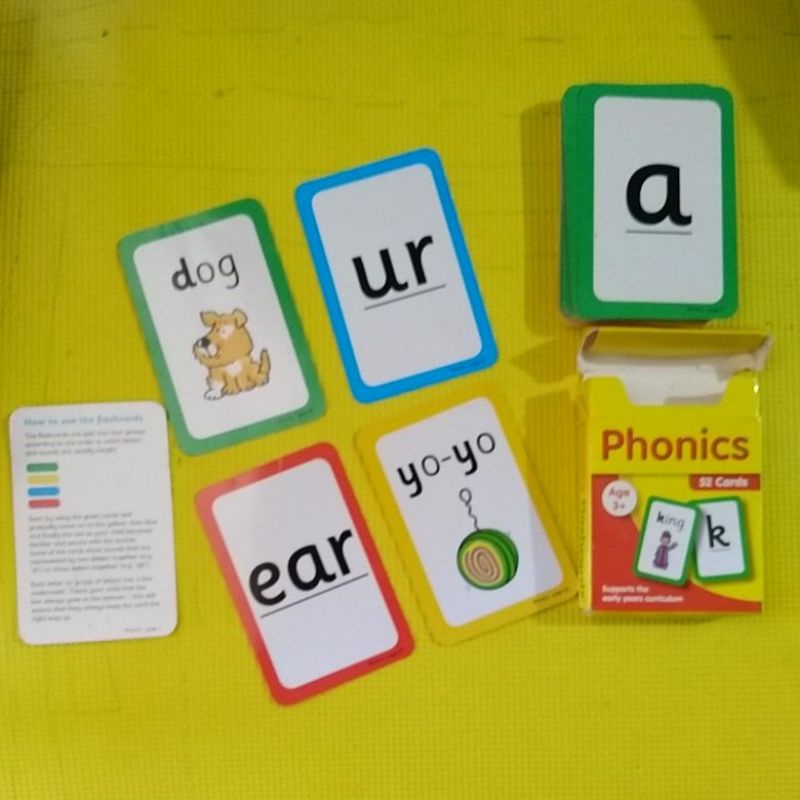 Phonics Flash Cards Easy Learnings by Collins Preloved Incomplete ...