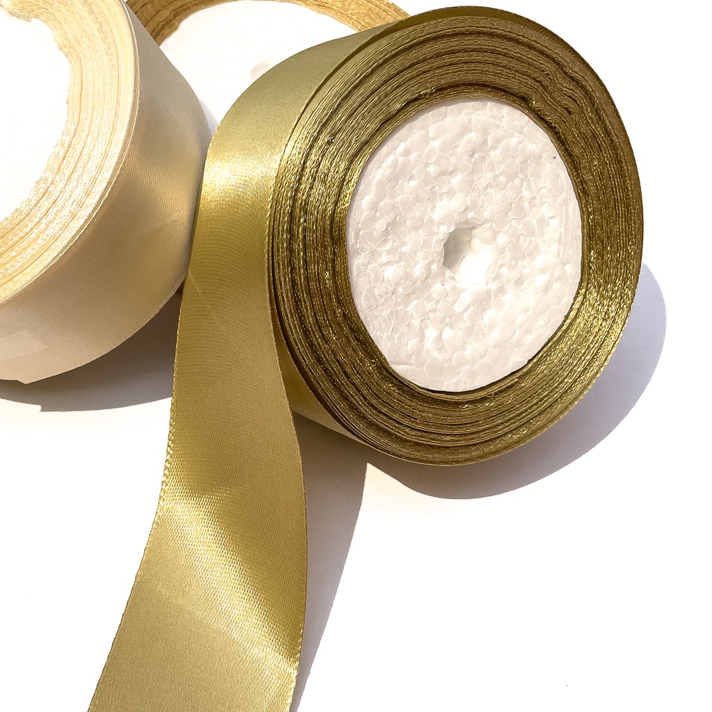 1-1/2 inch Satin Ribbon 40mm Single Faced Gift Wrapping Ribbons (25 ...
