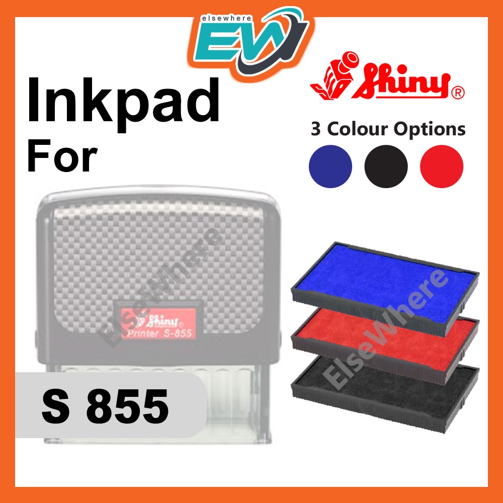 Shiny Ink Pad / Cartridges Refill for Self Inking Stamps S300,S510,S722 ...