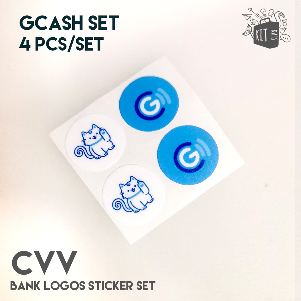 CVV stickers for back of card security (Bank logos edition) | Shopee ...