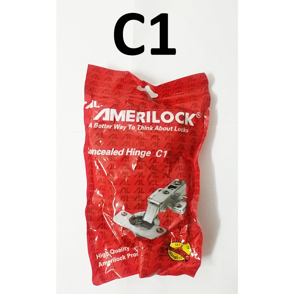 AMERILOCK C-1 OVER LAP CONCEALED HINGES ( 1 PACK OF 2 PIECES ) HEAVY ...