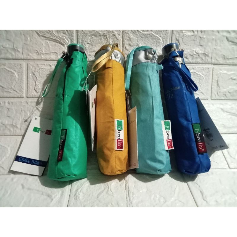 Fibrella manual umbrella assorted color | Shopee Philippines
