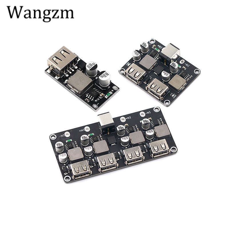 USB QC3.0 QC2.0 USB DC-DC Buck Converter Charging Step Down Module 6 ...