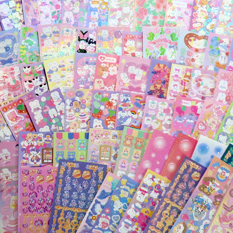 100 Pieces Goo Card Stickers Equipped With Spree Non-Repetitive Set ...
