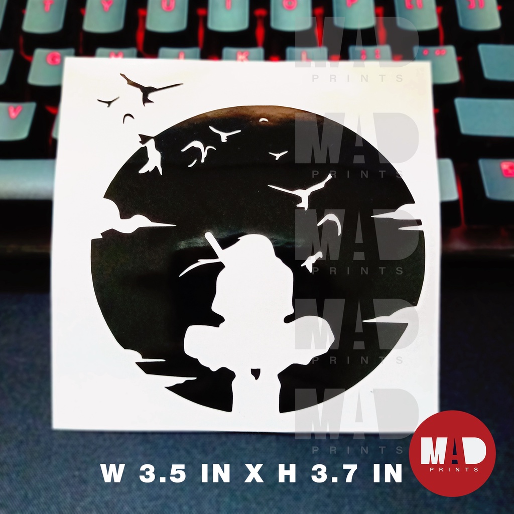 Uchiha Itachi Night of Massacre Waterproof Decal Sticker | Shopee ...