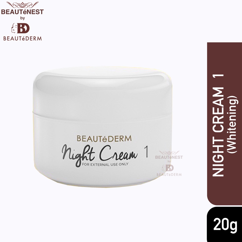 Beautederm Night Cream 1 - Whitening (20g) | Shopee Philippines