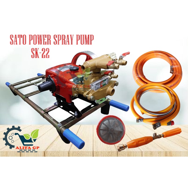 Power Spray Sprayer Pressure Washer SATO SK-22 | Shopee Philippines