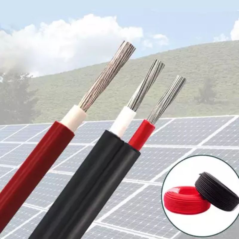 (1 METER ONLY ) PV Wire Cable Positive Negative 4mm 6mm and twin core ...