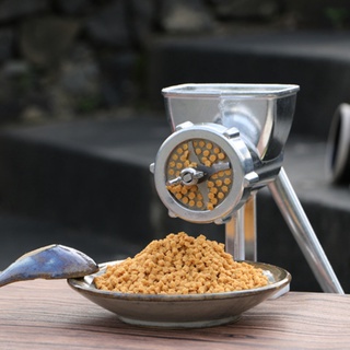 Household mini manual feed granulator Pet feed processing machine ...