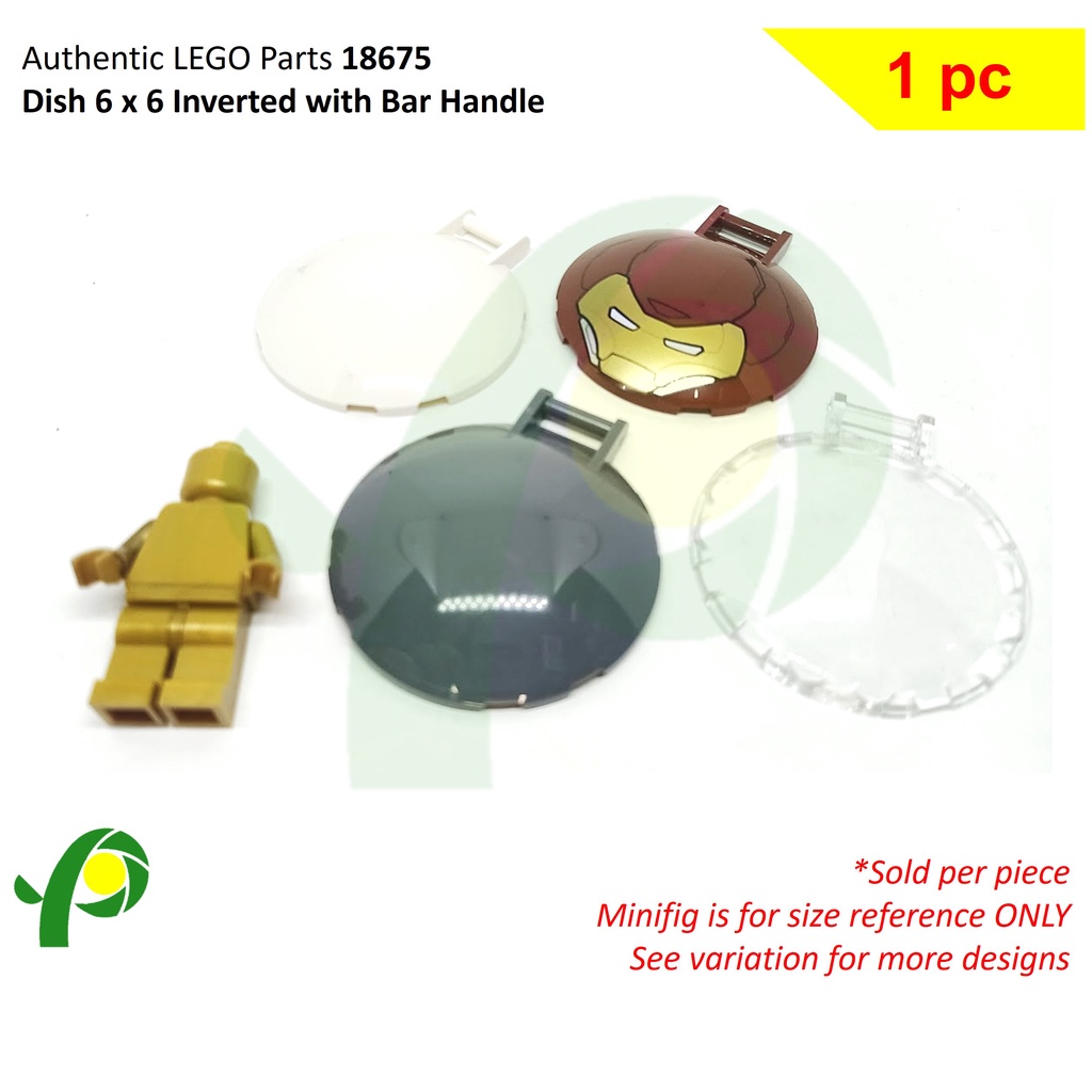 LEGO Parts 18675 Dish 6x6 Inverted with Bar Handle | Shopee Philippines