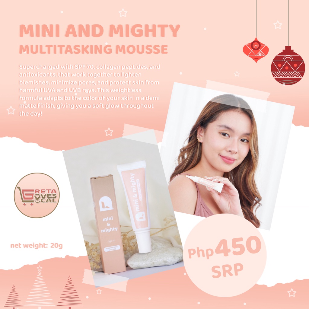 Looca Mini and Mighty Multitasking Mousse SPF 70 Sunblock Matte Finish ...