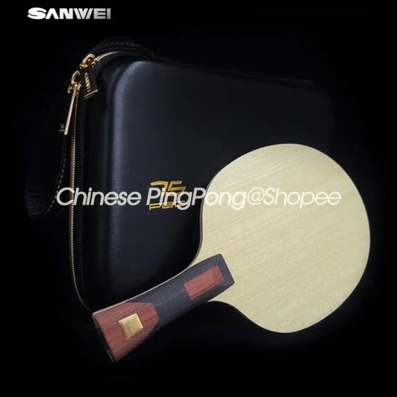 Original SANWEI SUPER 75 PBO Carbon Table Tennis Blade with Premium ...
