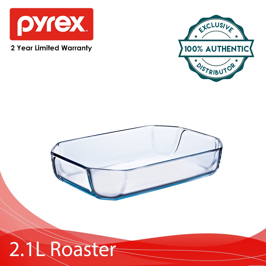 Pyrex Inspiration 2.1L Rectangular Roaster | Shopee Philippines