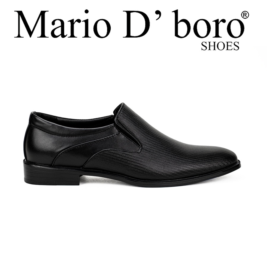 Mario D' Boro Men's Formal Shoes Mv 22056 Black C8 | Shopee Philippines