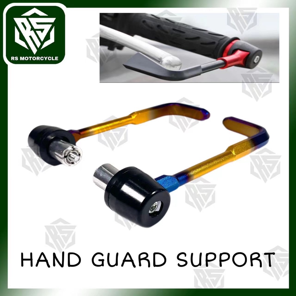 [RIDE SAFE] MOTORCYCLE ACCESSORIES HAND GUARD SUPPORT ALLOY UNIVERSAL ...