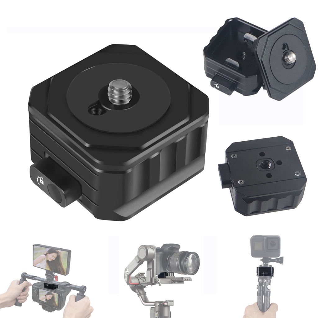 XT-XINTE Aluminum Alloy Camera Quick Release Mount Lock QR System for ...