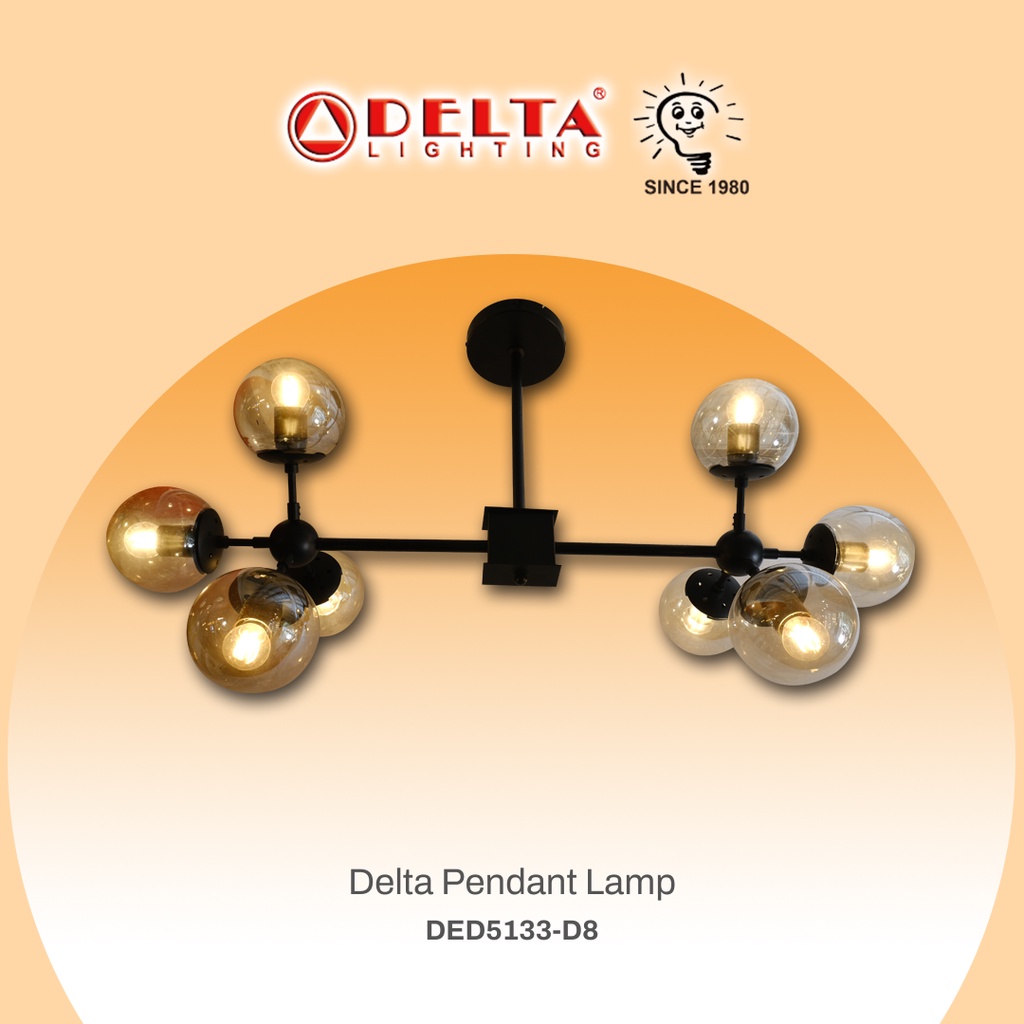 Delta Lighting Pendant Lamp DED5133-D8 | Shopee Philippines