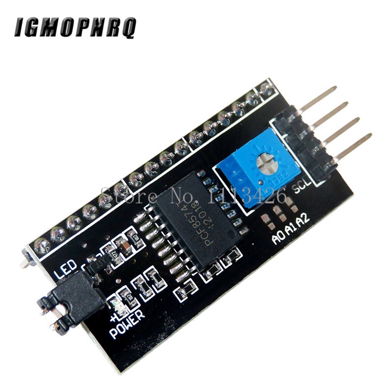 LCD1602 1602 LCD Module Blue / Yellow Green Screen 16x2 Character LCD Display PCF8574T PCF8574 ...