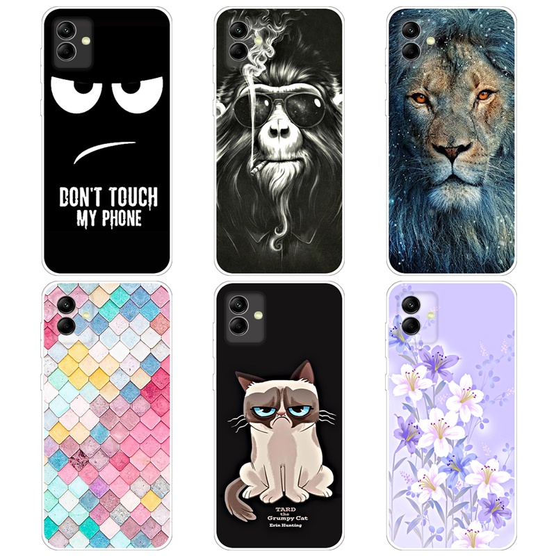 Samsung Galaxy A04 Painted Pattern Slim Soft Silicone TPU Cartoon Case ...