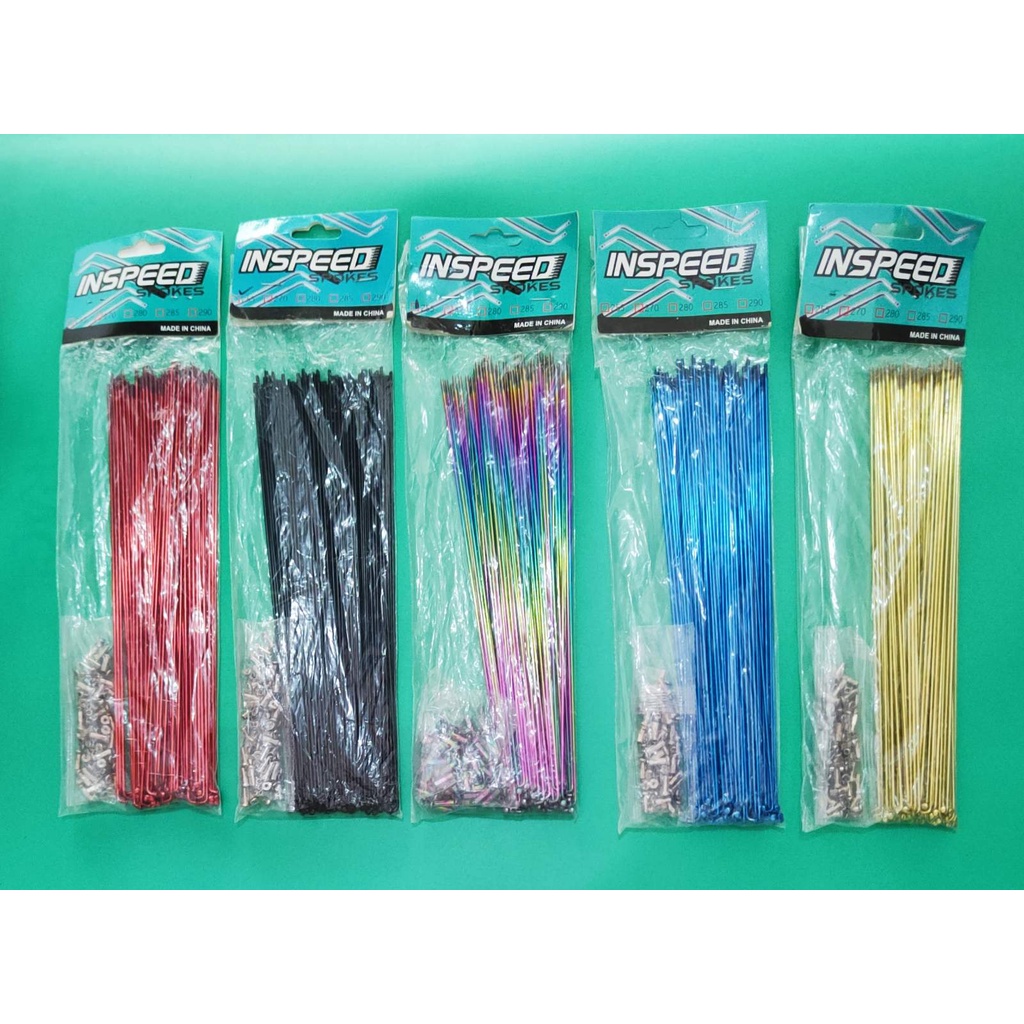 INSPEED Spokes for MTB Mountain Bike Size 26, 27.5, 29 Stainless Rayos ...