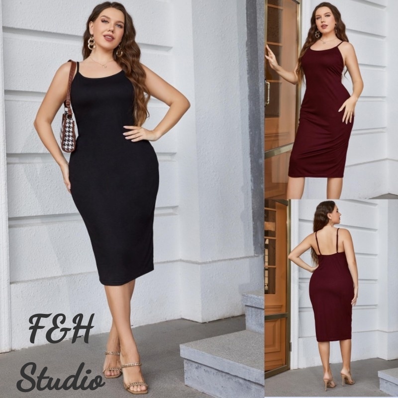 F&H 3176-2 Colors XL-4XL Stylish Plus Size Women Clothes Stretchy ...