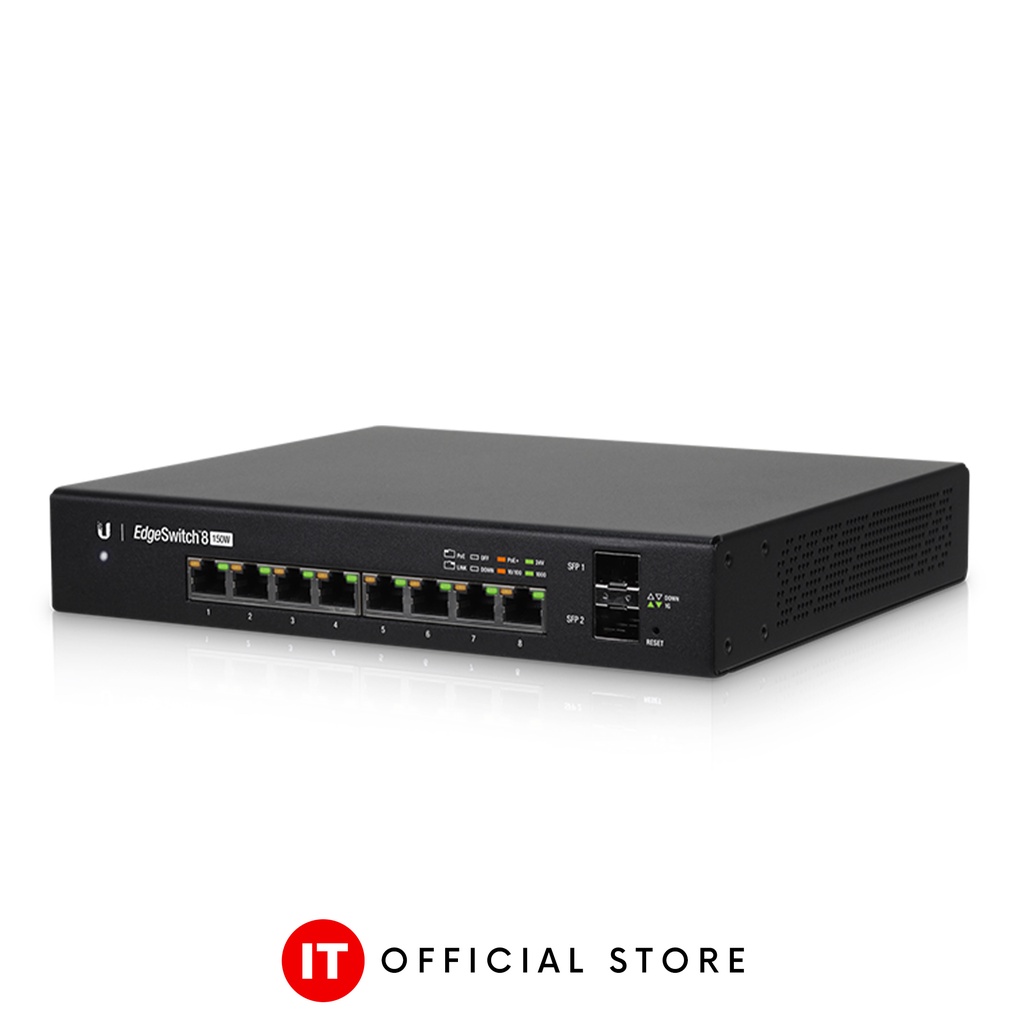 Ubiquiti Networks ES-8-150W - 8 Port Managed 150W PoE+ Gigabit Switch ...