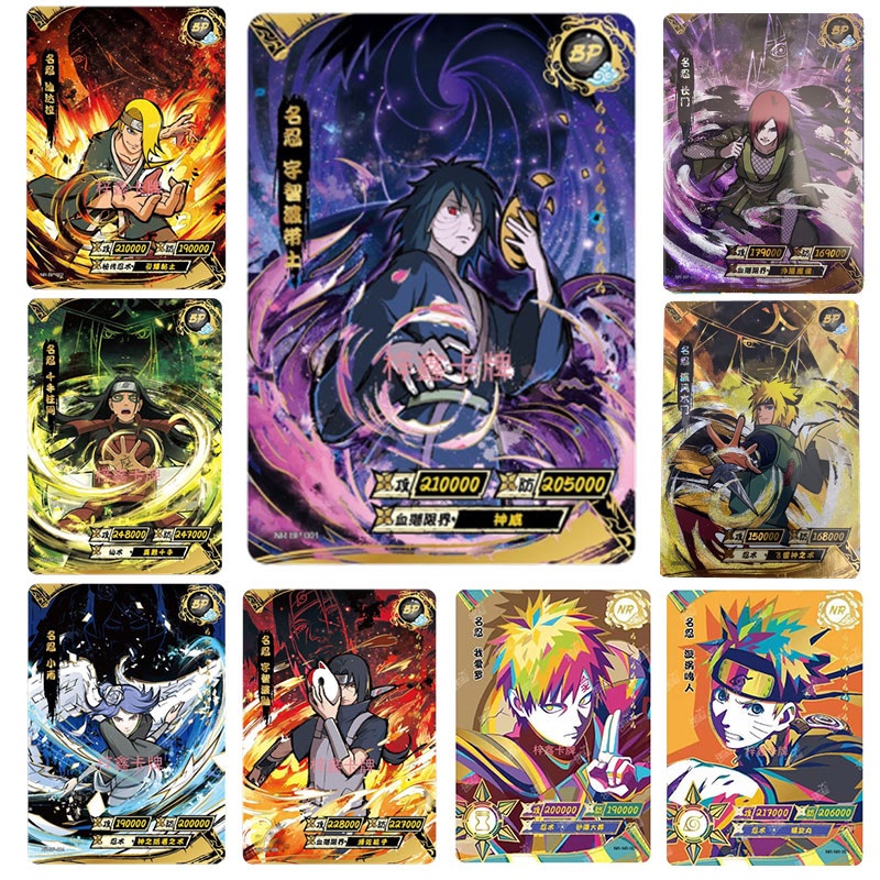 2022 New Anime Naruto Cards Rare BP Cards Uchiha Obito Deidara Senju ...