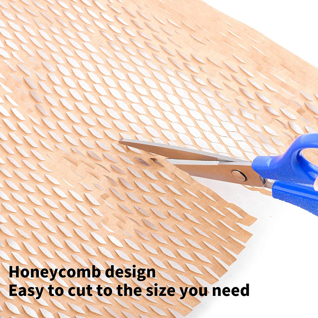 EcoFriendlyStuffs Honeycomb Paper Wrapper Cushioning & White Interleaf ...