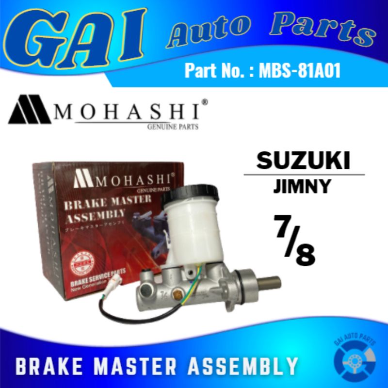 Brake Master Assembly 7/8" for SUZUKI Jimny (MBS-81A01) MOHASHI Genuine ...