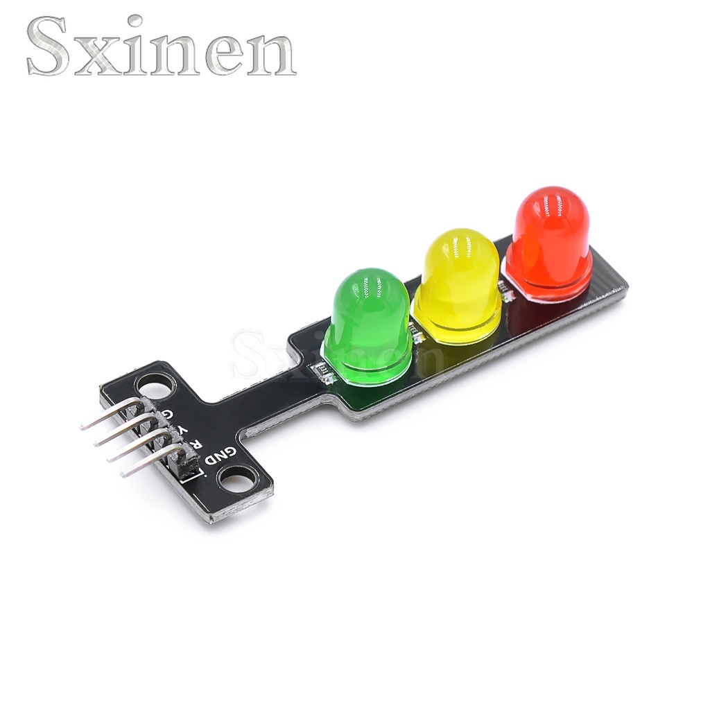 1PCS Mini 5V Traffic Light LED Display Module for Arduino Red Yellow Green 5mm LED Mini-Traffic ...