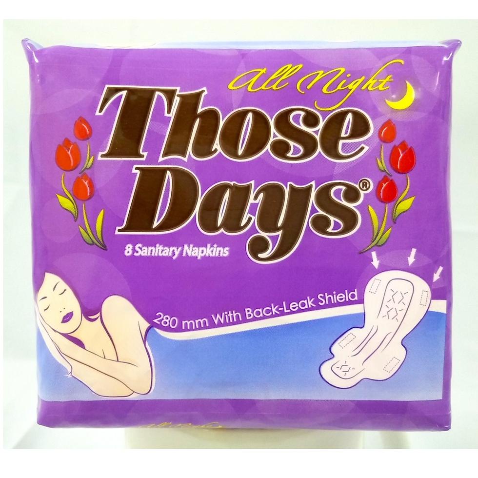 Those Days Sanitary Napkin Bask-leak Shield All Nights - With Wings 8s ...