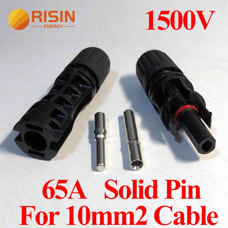 Good Manufacturer RISIN 2.5/4/6/10mm2 MC4 Waterproof Solar Connector ...