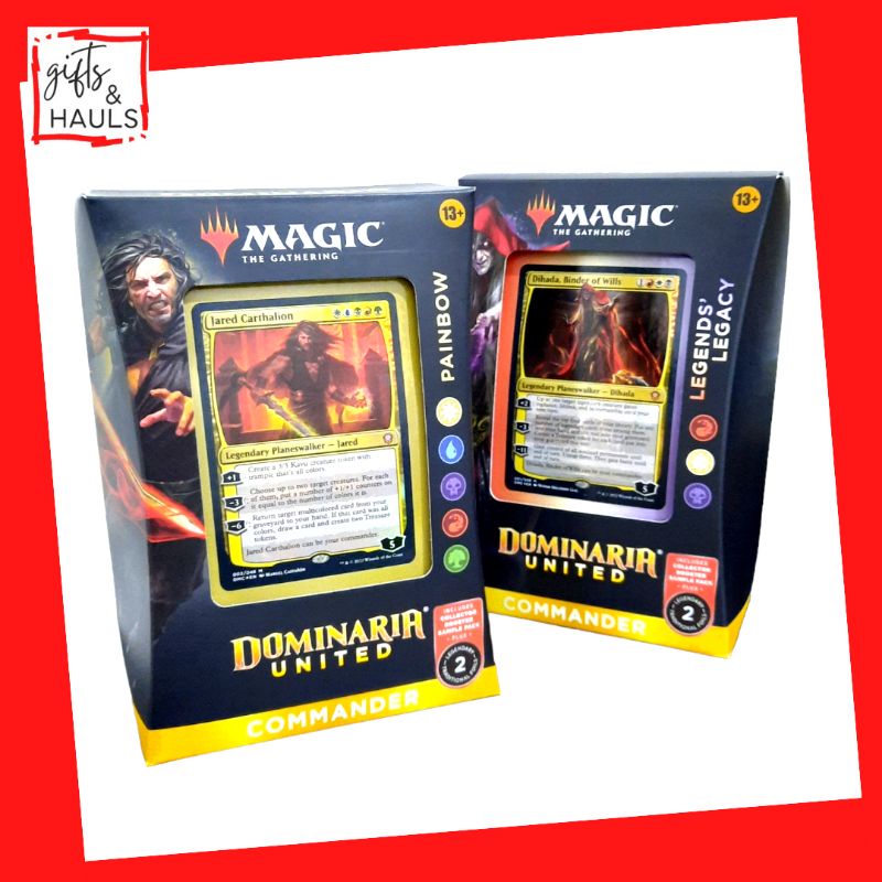MTG Dominaria United Commander Deck- Legends' Legacy/Painbow | Shopee ...