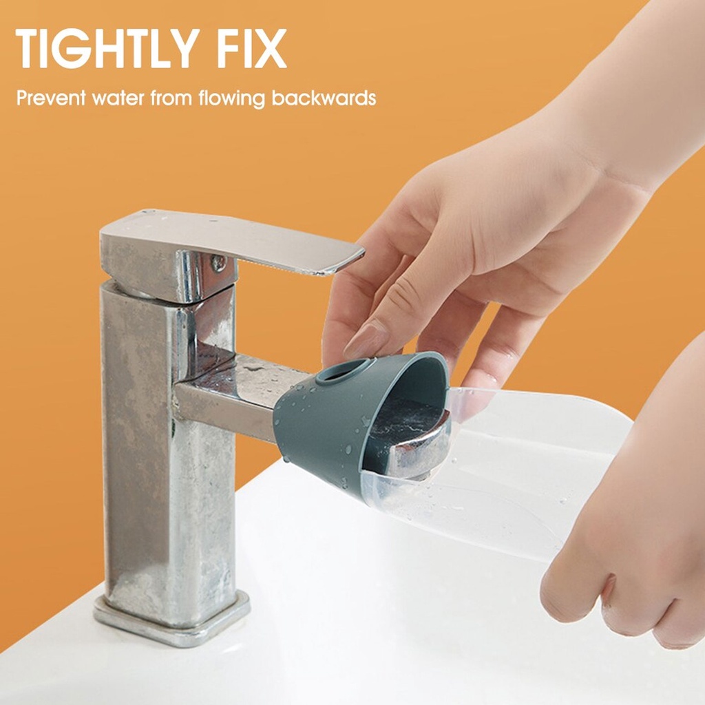 Splash-proof Faucet Extender Silicone Water Tap Extension | Shopee ...