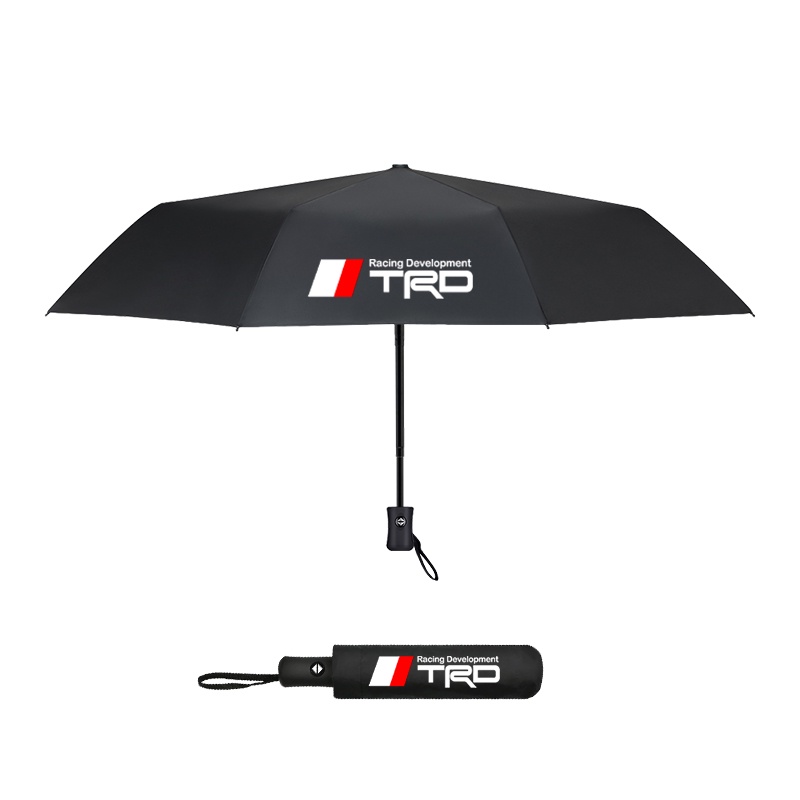 TRD Toyota Honda Mitsubishi Automatic Sunscreen Umbrella Magic Folding ...