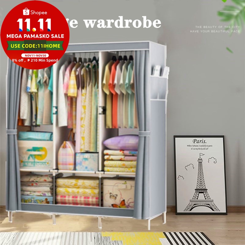 ☆Good Quality☆ Big size!Cloth storage wardrobe Storage Cabinets ...