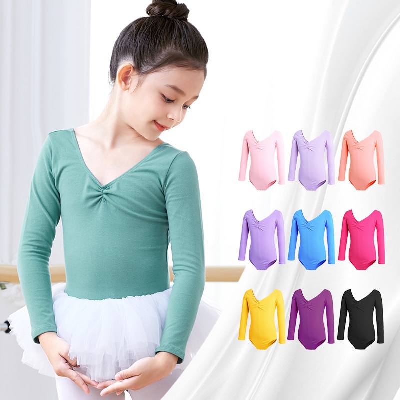 Girls Ballet Leotards High Quality Ballet Bodysuit Teen Soft Lining ...