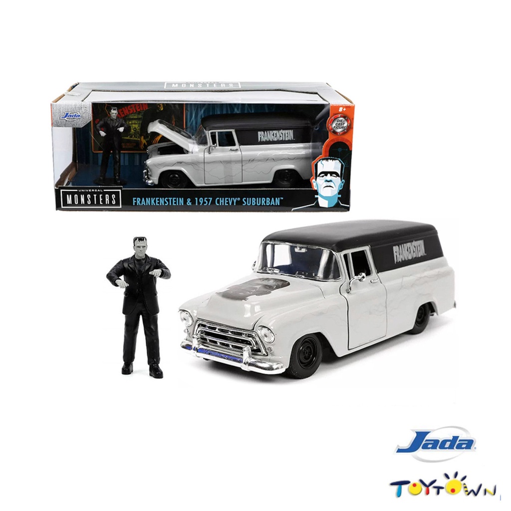 Jada Toys 1:24 Universal Monsters: Frankenstein 1957 Chevrolet Suburban ...