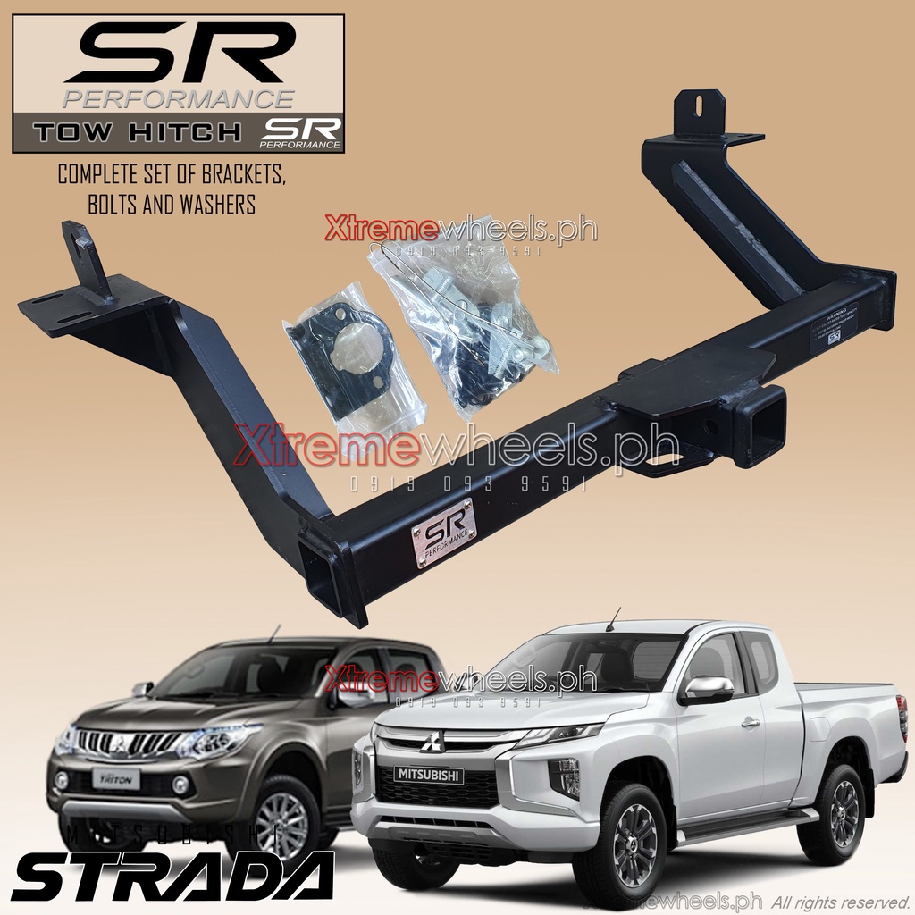 Strada 2015-2023 SR Performance Tow Hitch Receiver Rear Bumper bike ...