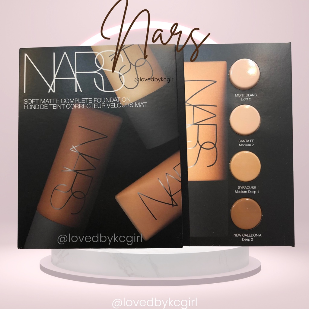 NARS Soft Matte Complete Foundation Card sampler | Shopee Philippines