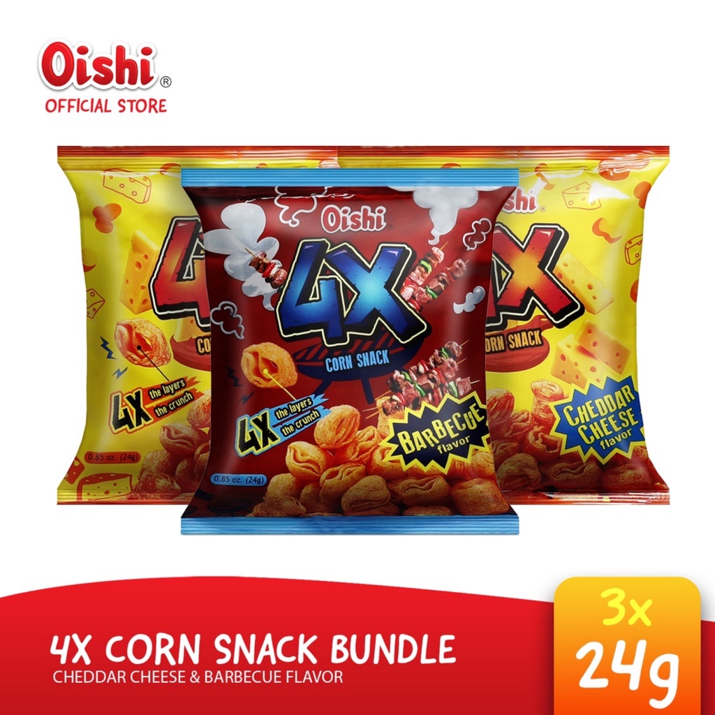 Oishi 4X Corn Snack Bundle | Shopee Philippines
