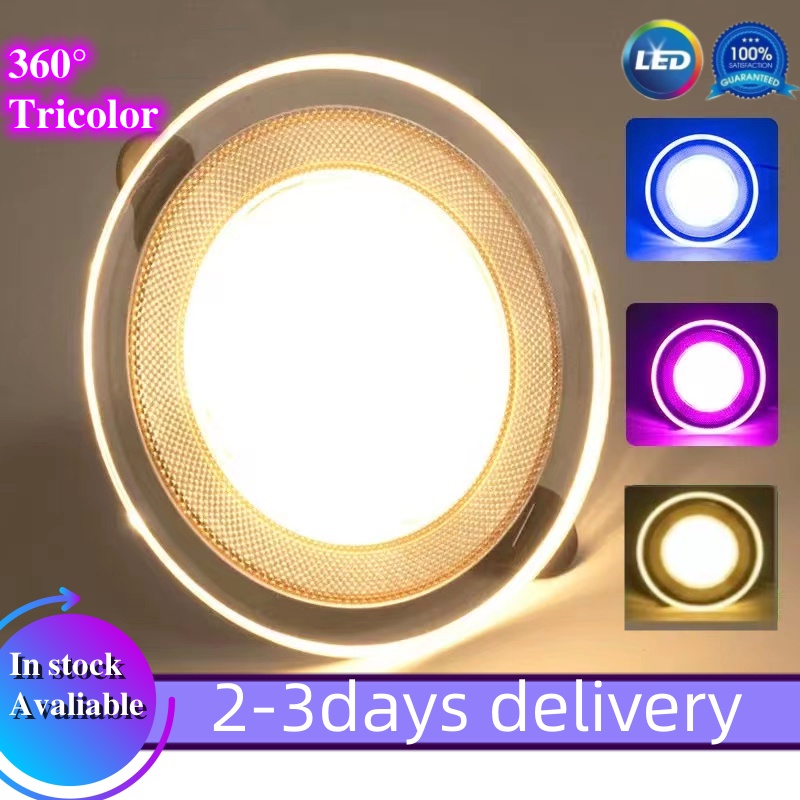 4/5Inch Tri Color LED Pin Light Ultra-Thin Recessed Ceiling Light LED ...