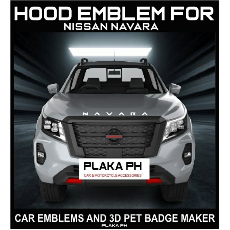 Hood emblem for Nissan Navara New Design | Shopee Philippines