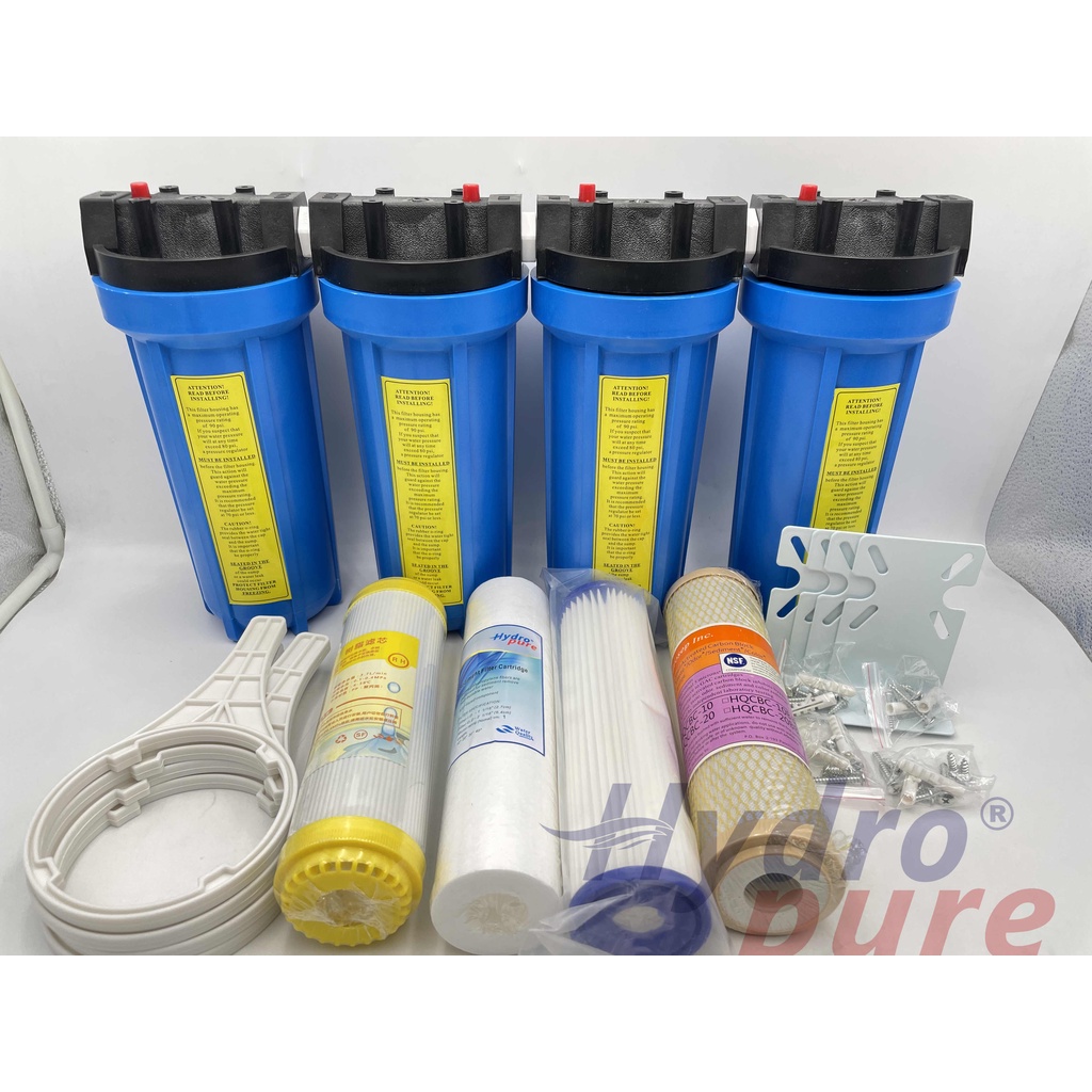 2/3/4 Stage 10 inch Deep Well Water Filter housing Complete Set WITH ...