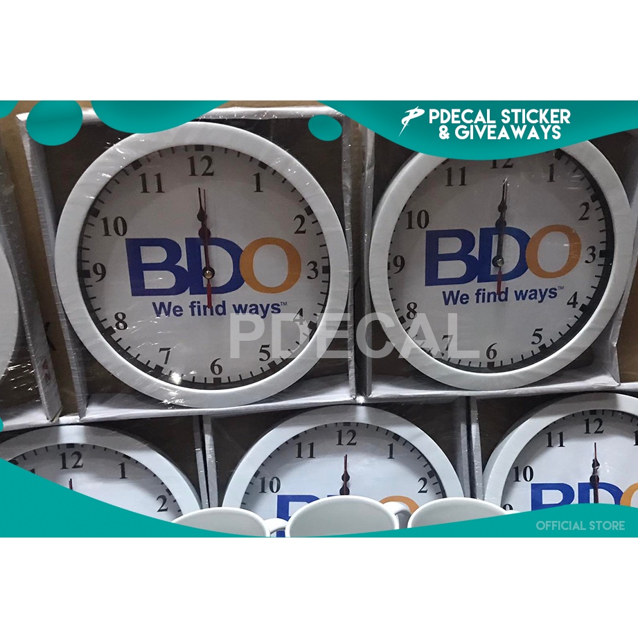 Clock 9" & 10" - Full Color Personalized - Promotional Giveaways ...