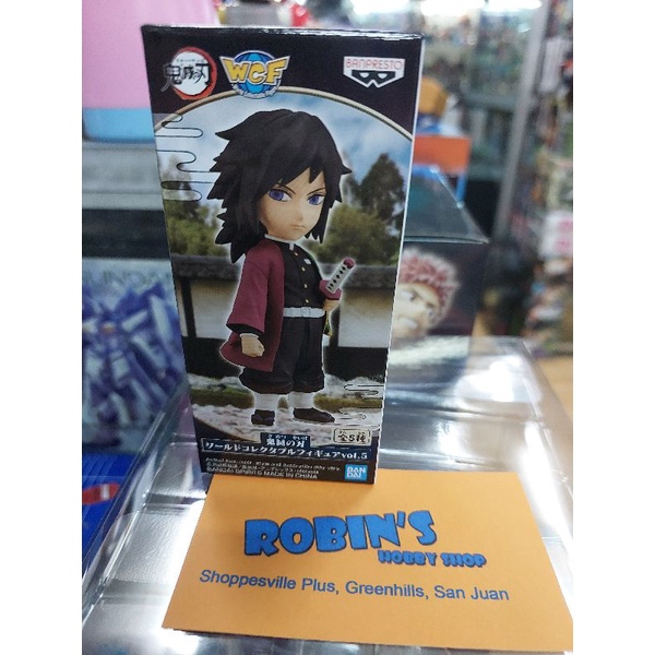 Banpresto WCF Demon Slayer Kimetsu no Yaiba Giyu Tomioka Sealed ...