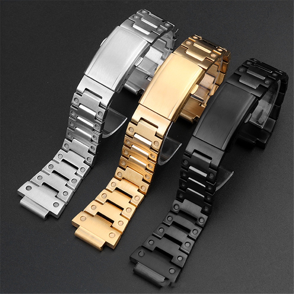 Watchband For Casio G-SHOCK GM-110 Stainless Steel Strap Band Sport ...